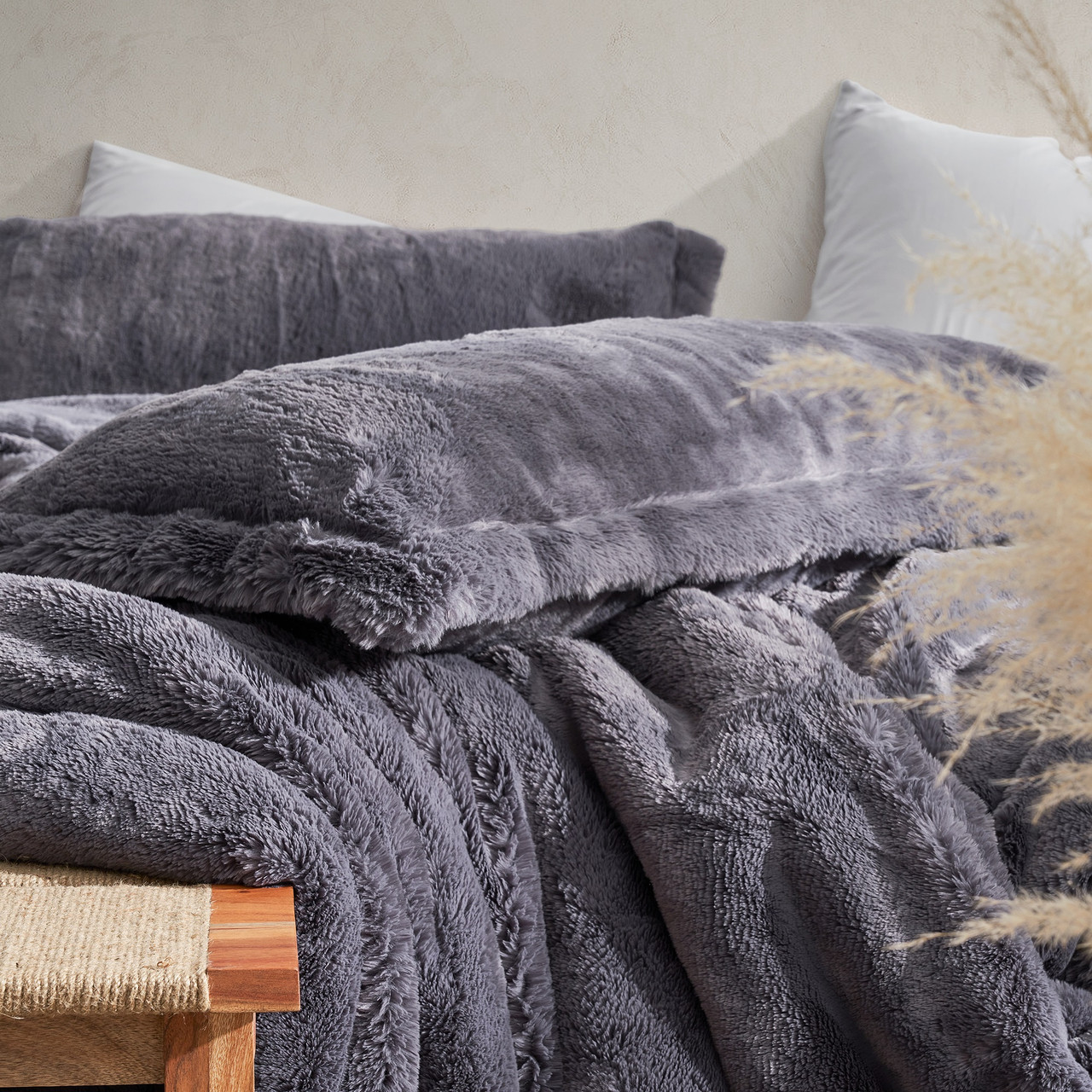 Chunky Bunny Homie - Coma Inducer® Oversized Comforter Set - Boulevard Gray