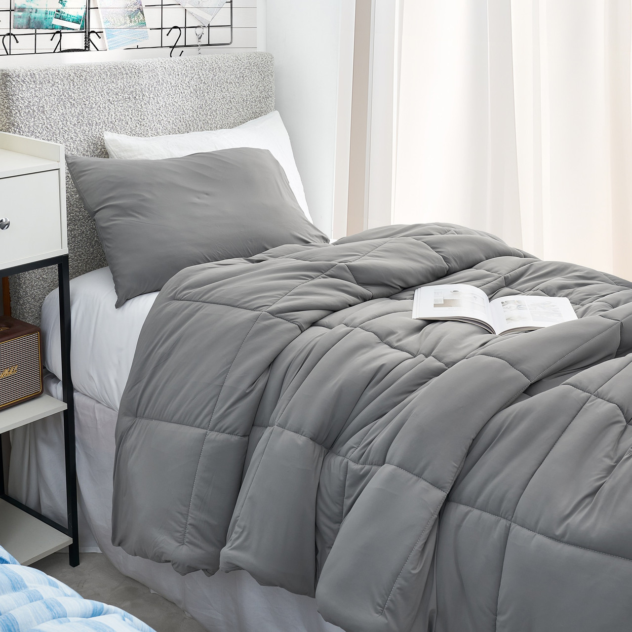 Nourishing Retreat - Coma Inducer® Oversized Comforter Set - Steeple Gray