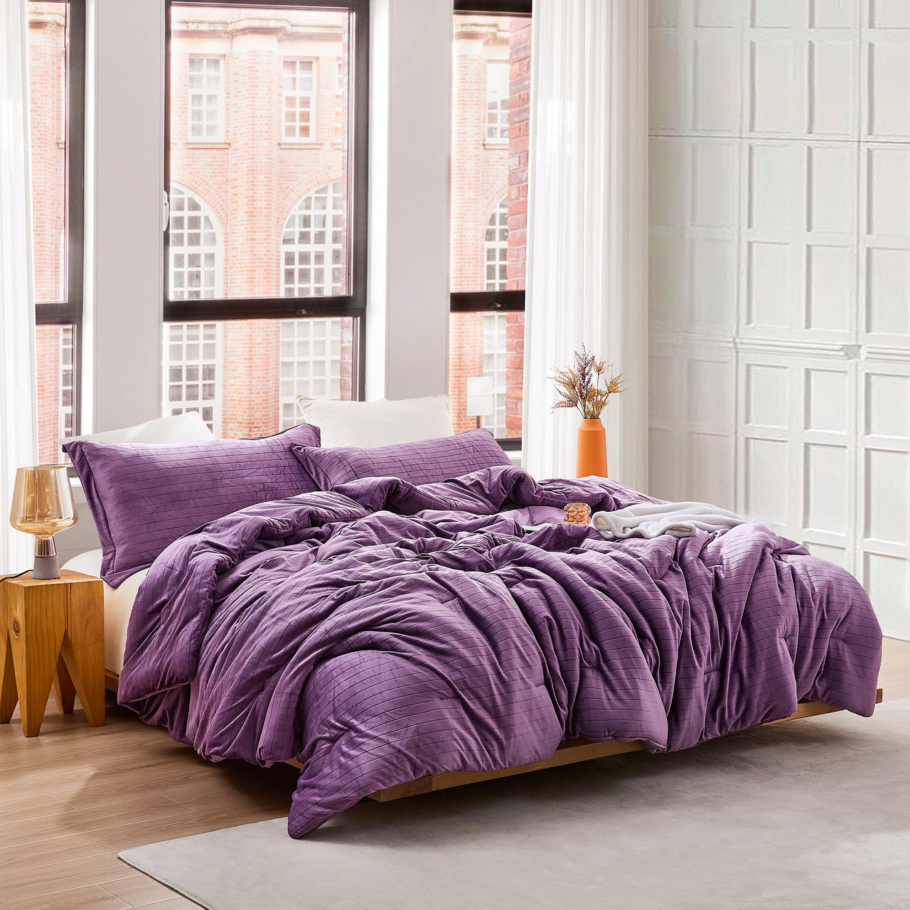 Roll Cakes Classics - Coma Inducer® Oversized Comforter Set - Wineberry