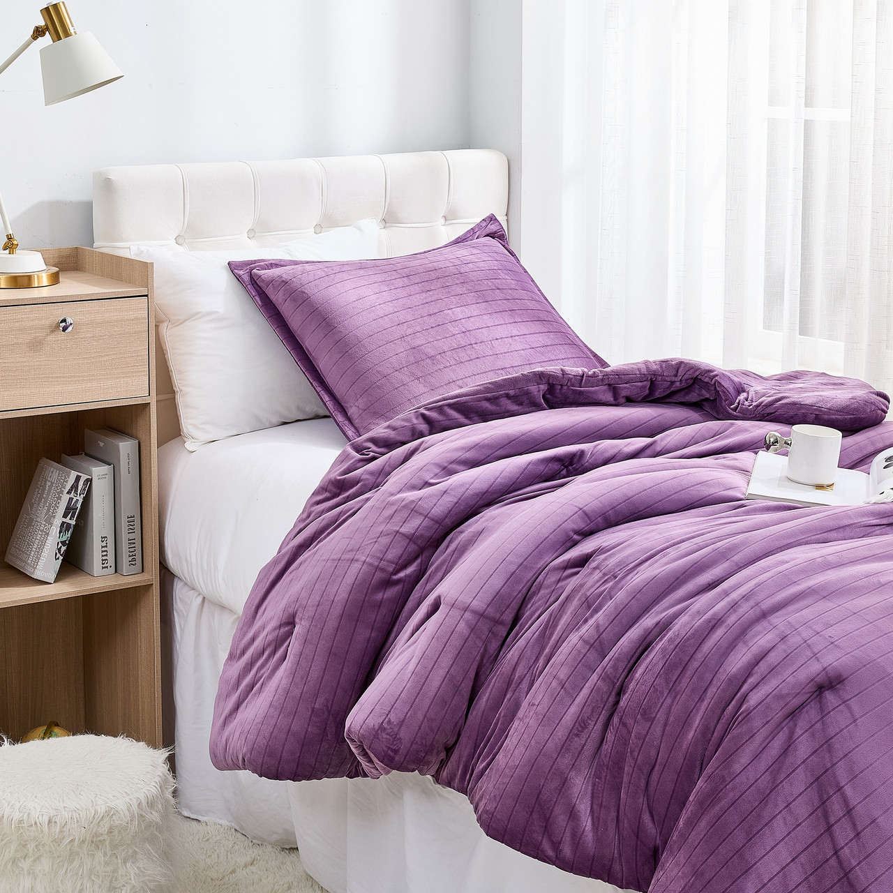 Roll Cakes Classics - Coma Inducer® Oversized Comforter Set - Wineberry