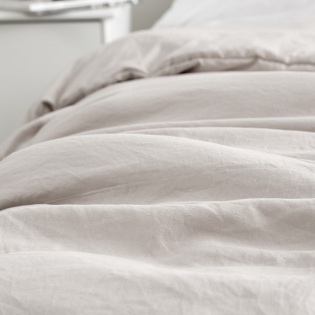 Natural Loft® Coma Inducer® Comforter with Cover - Stone Taupe