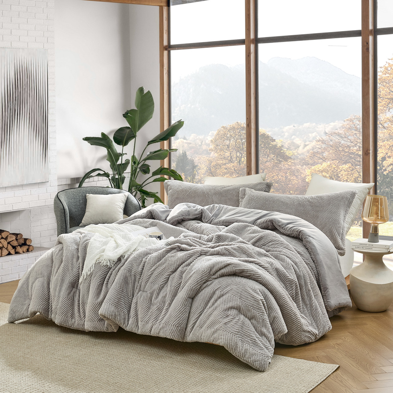 Peak of Cozy® - Coma Inducer® Oversized Comforter - Steeple Gray