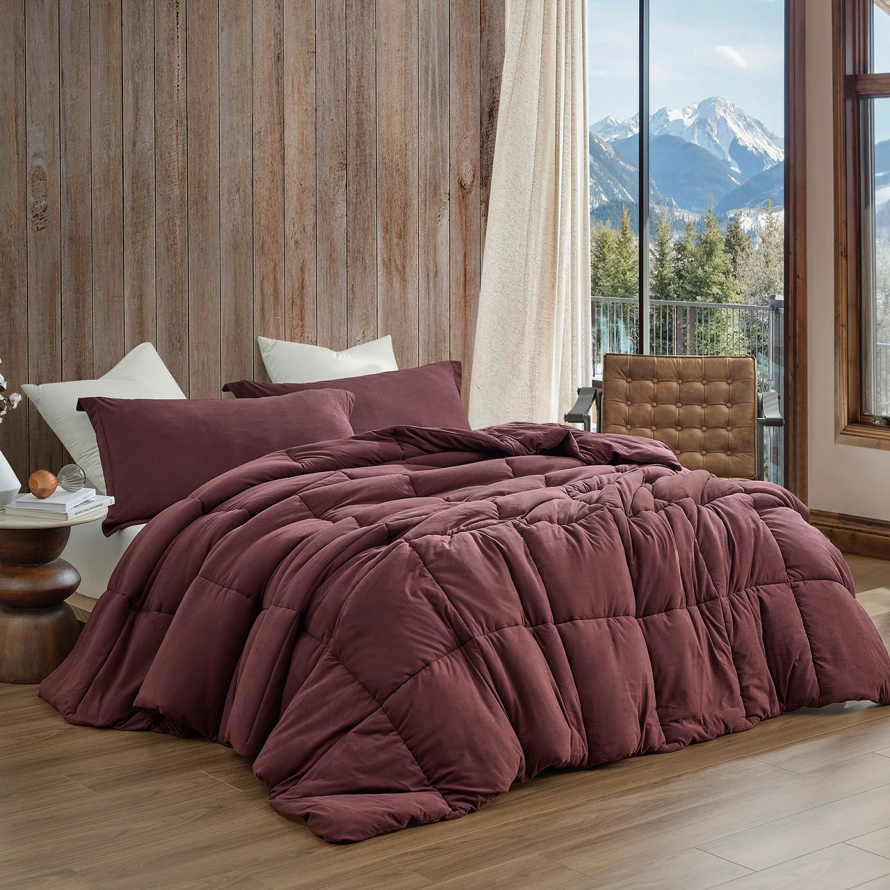 If My Bed Was a Hippo® - Coma Inducer® Oversized Comforter - Mahogany