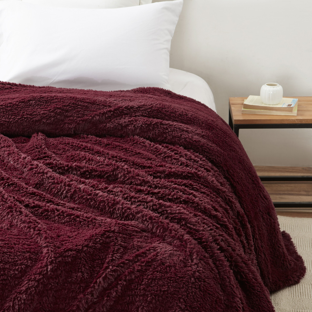 Puts This To Sleep® - Coma Inducer® Blanket - Burgundy