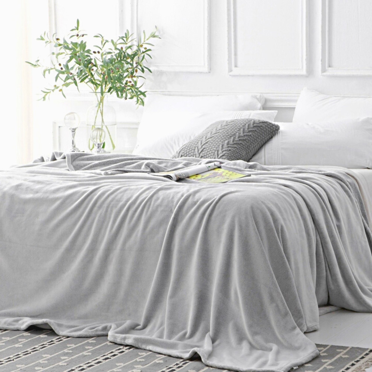 Coma Inducer® Blanket - Frosted - Granite Gray