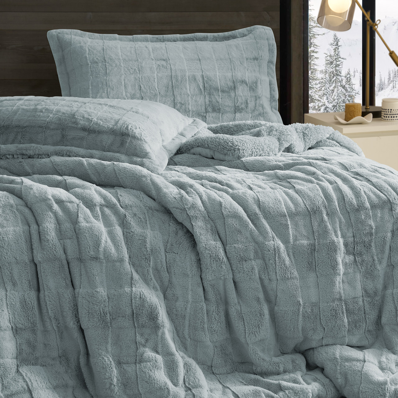 Cut n Sew Chunky Bunny - Coma Inducer Oversized Comforter - Gray Pistachio