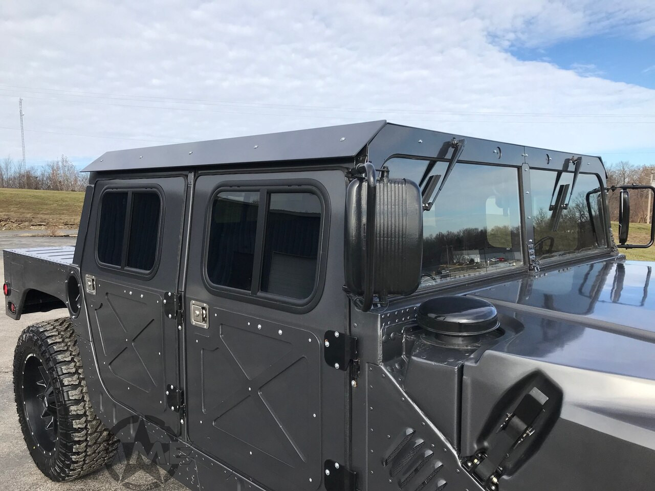 1/8" Aluminum Hard Top and 4 Door Kit With Slide Windows for HMMWV/ Humvee