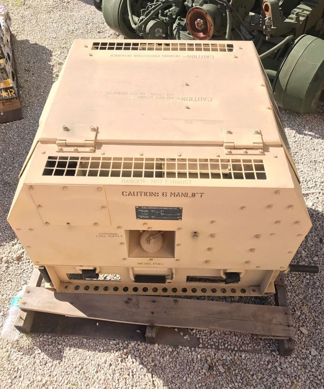 MILITARY MEP-831A DIESEL GENERATOR 3KW 60HZ 2004 TACTICAL QUIET ONLY 5. ...