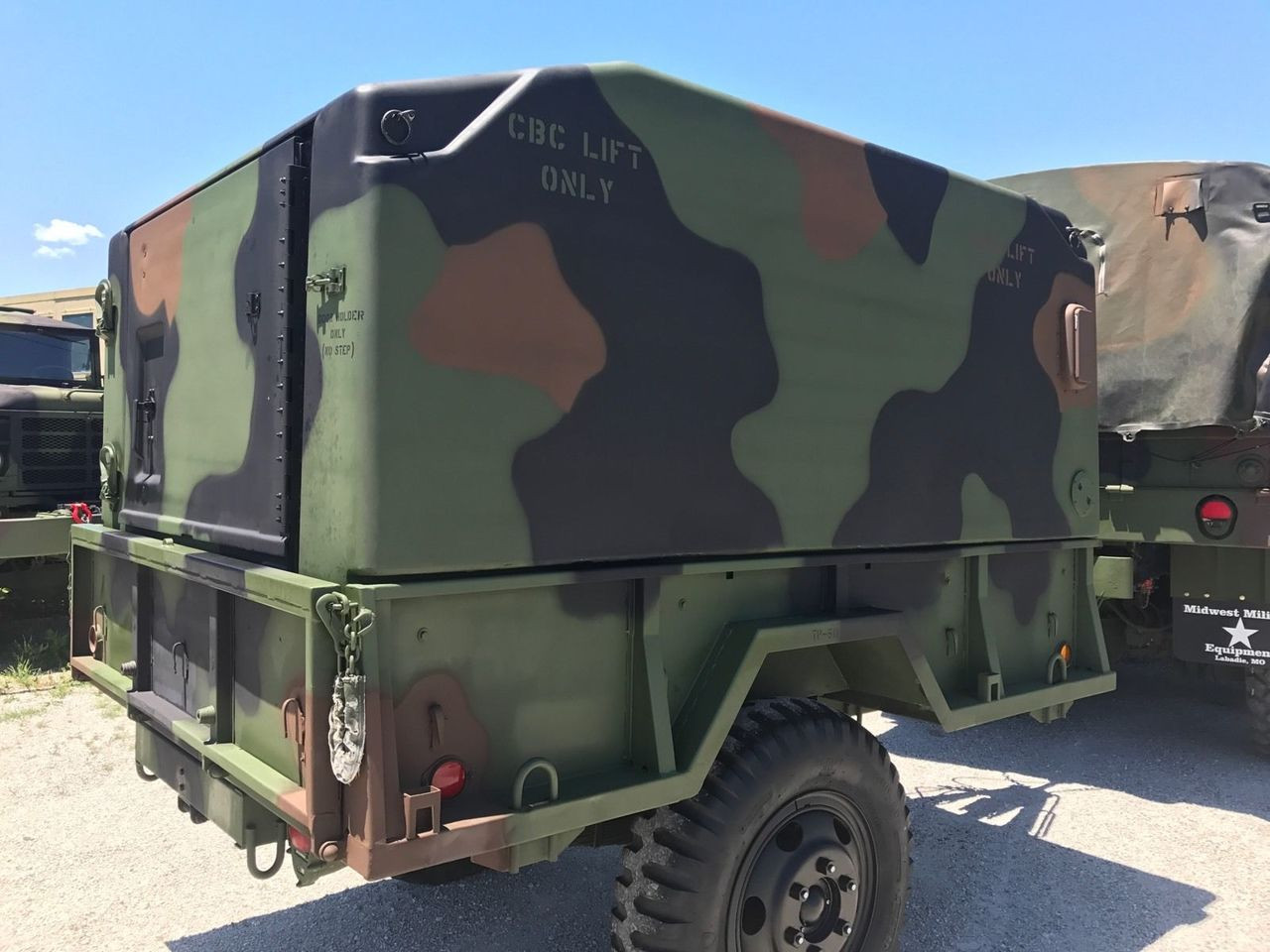 MILITARY CAMPER Cargo Trailer M105A2 HEAVY DUTY 1 1/2