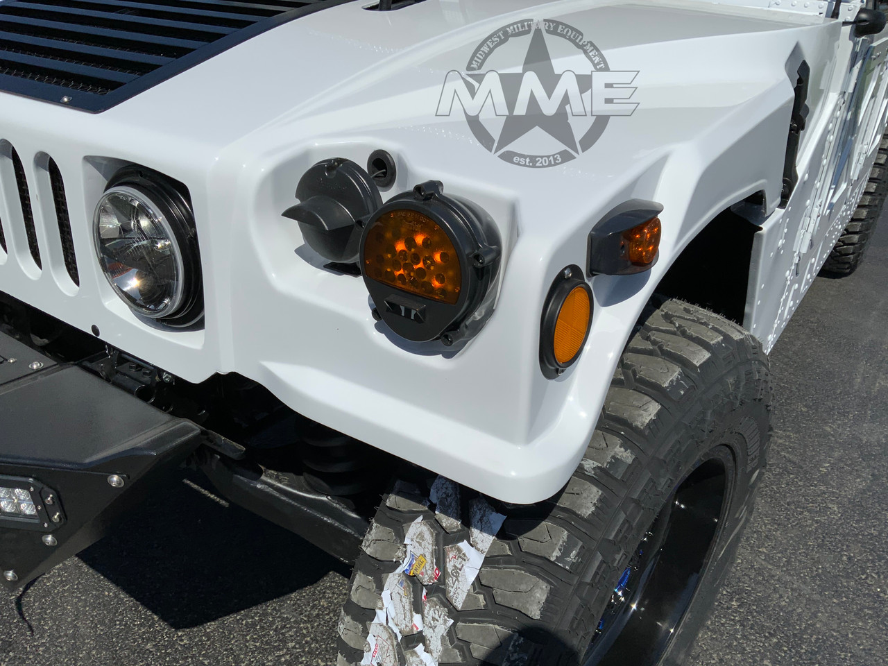 Black LED Light Conversion Kit With Buckets for Humvee / HMMWV