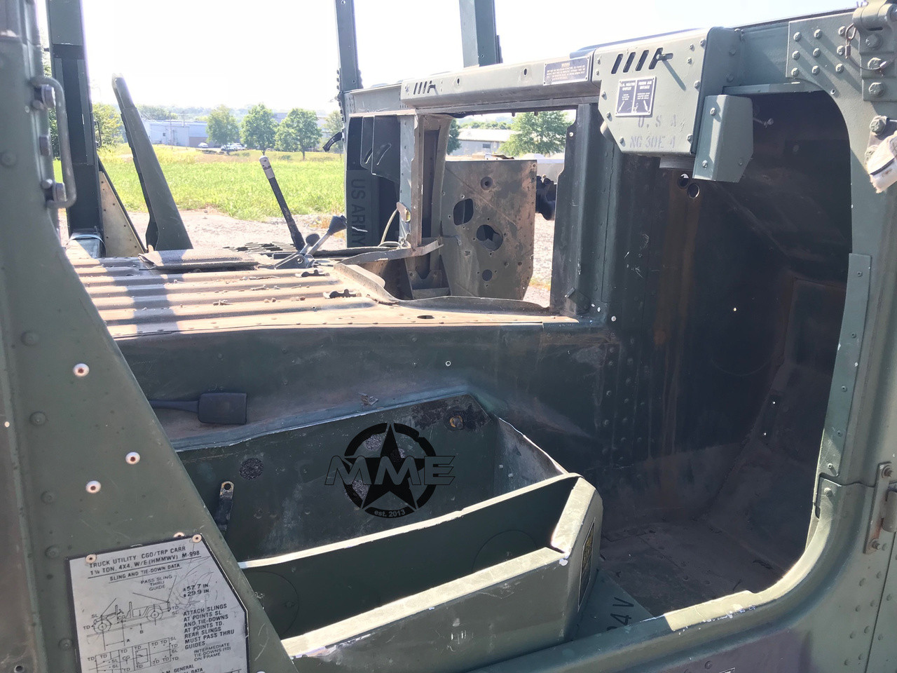 AM General M998 Humvee / HMMWV Truck Body / Tub