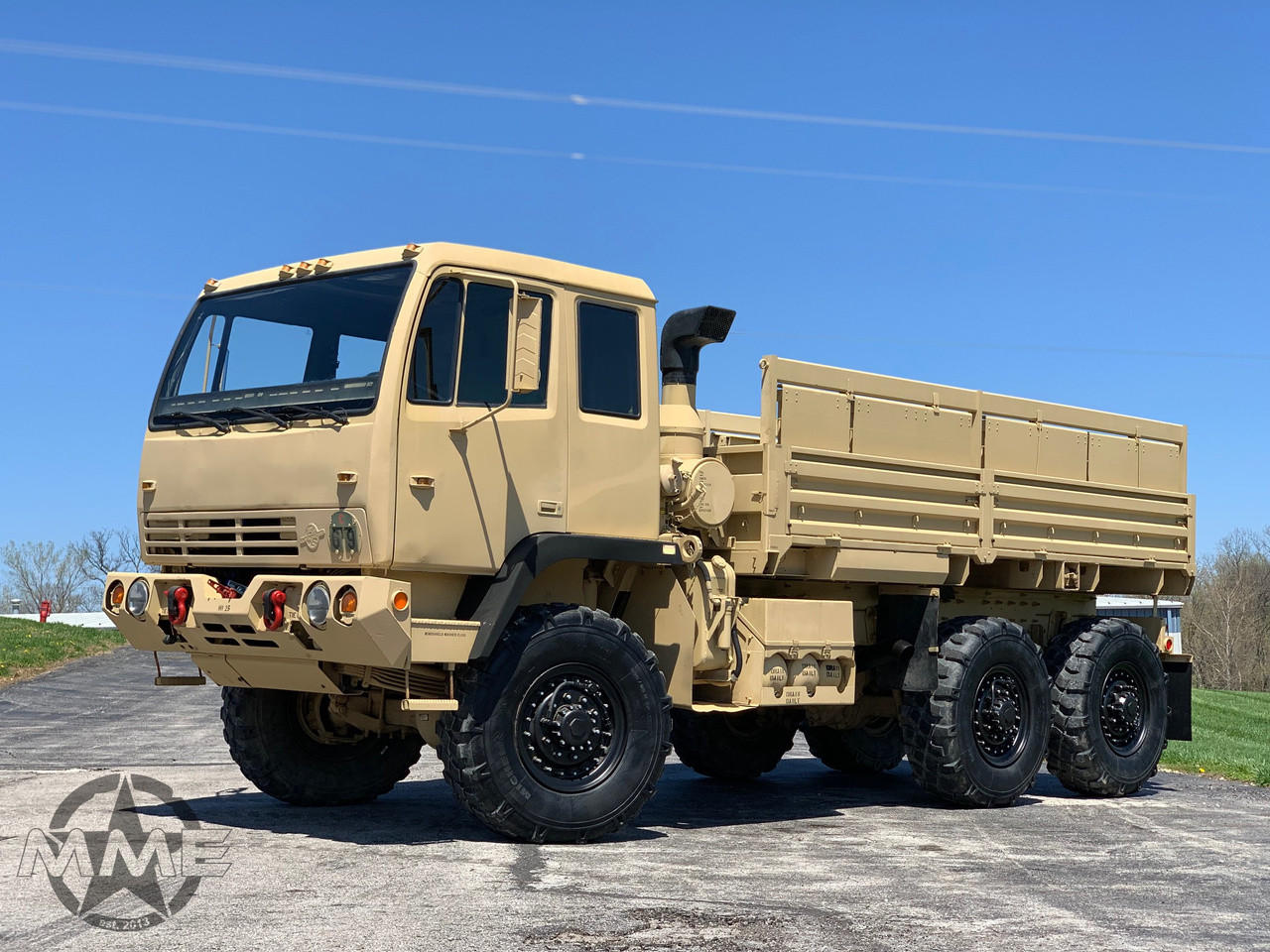 1999 Stewart & Stevenson M1083a1 MTV 6X6 W/ Winch 5 Ton Military Cargo