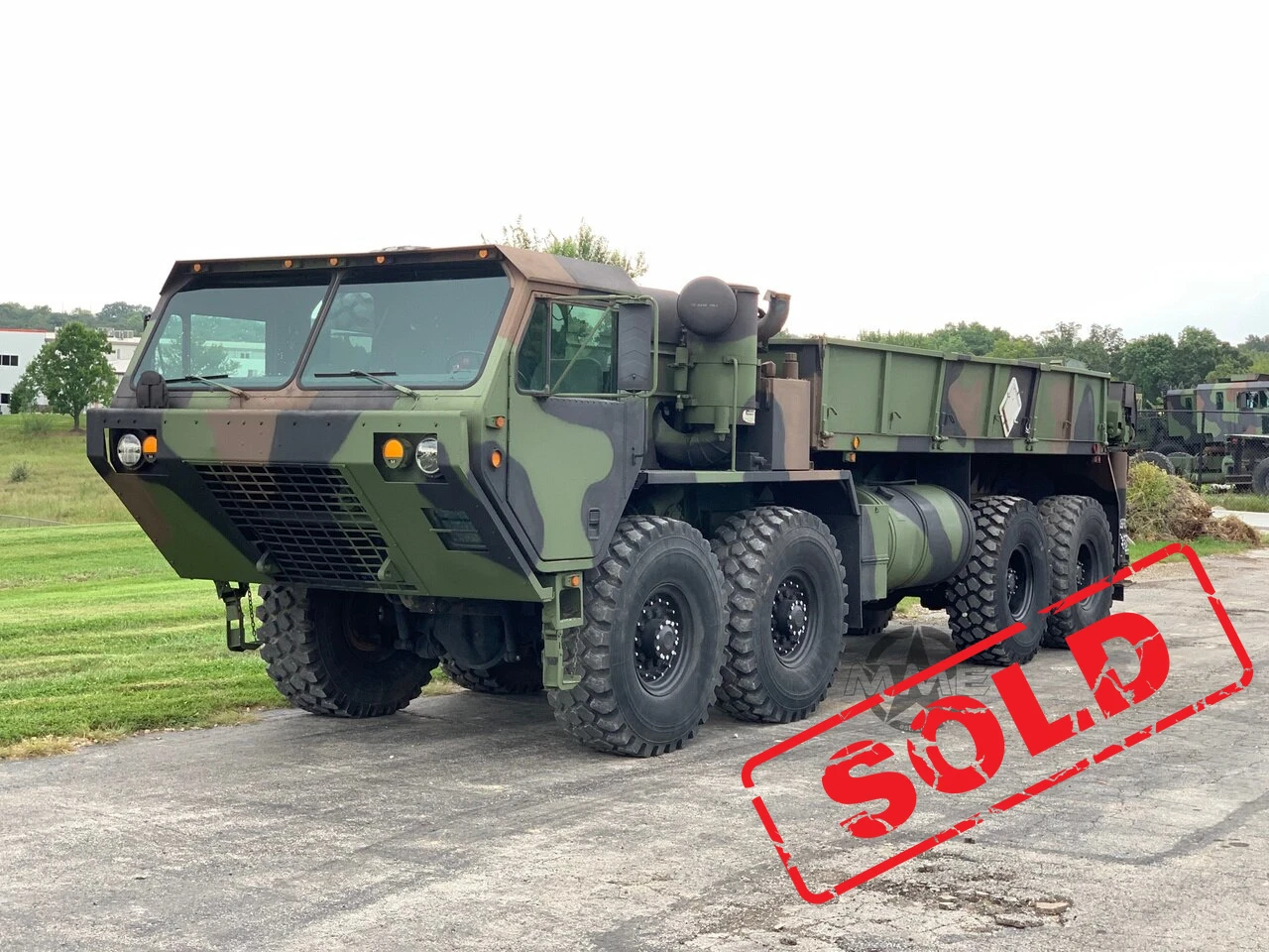 2010 Rebuild Oshkosh Mk48 LVS 8x8 Cargo Truck - Midwest Military Equipment