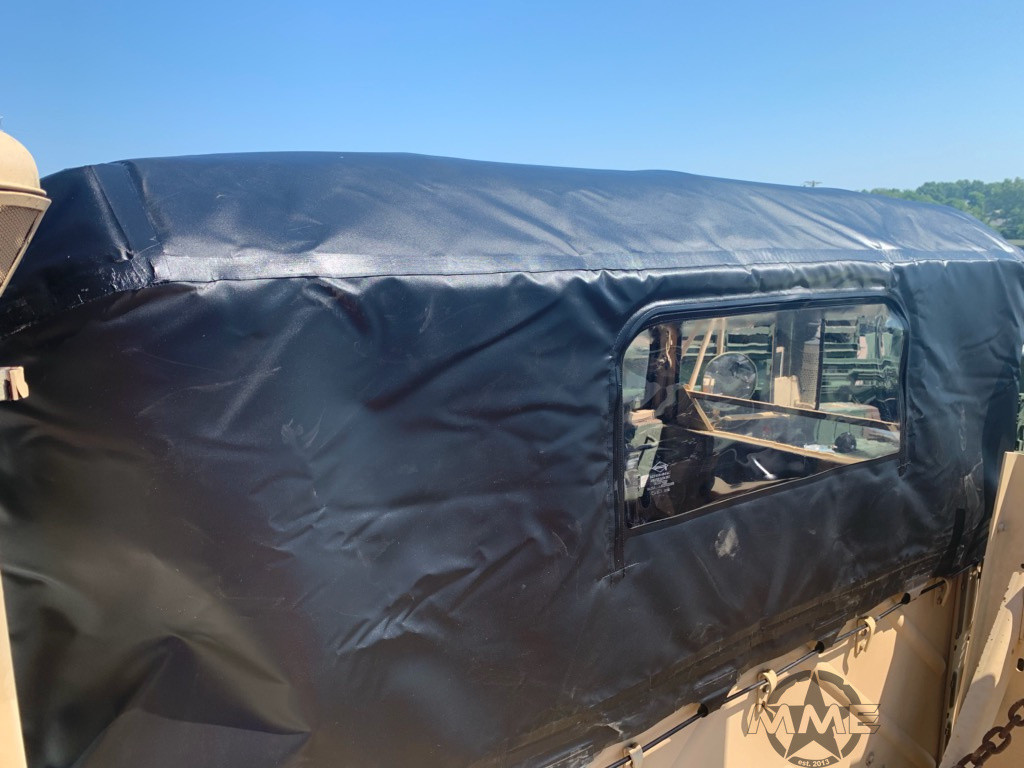 Insulated Black Soft Cab Top M939 Series 5 Ton Military Trucks