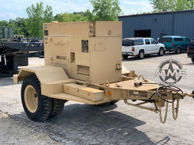 15 KW MEP-804A DIESEL MILITARY TACTICAL QUIET GENERATOR ( 110 Hours)