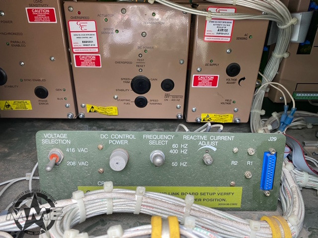 2009 MEP-805B 30KW 60Hz Military Diesel Generator & Trailer