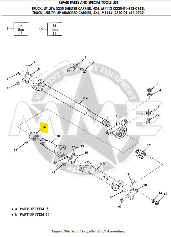 Propeller Shaft Dust Cap
