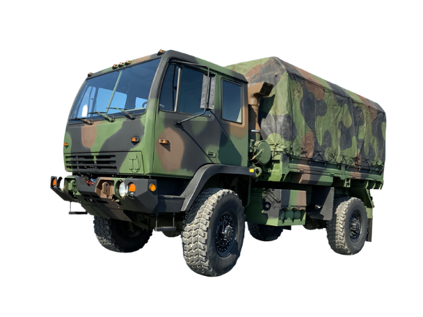 Stewart & Stevenson M1078A1 LMTV 2 1/2 Ton Military Cargo W/ Hydraulic ...