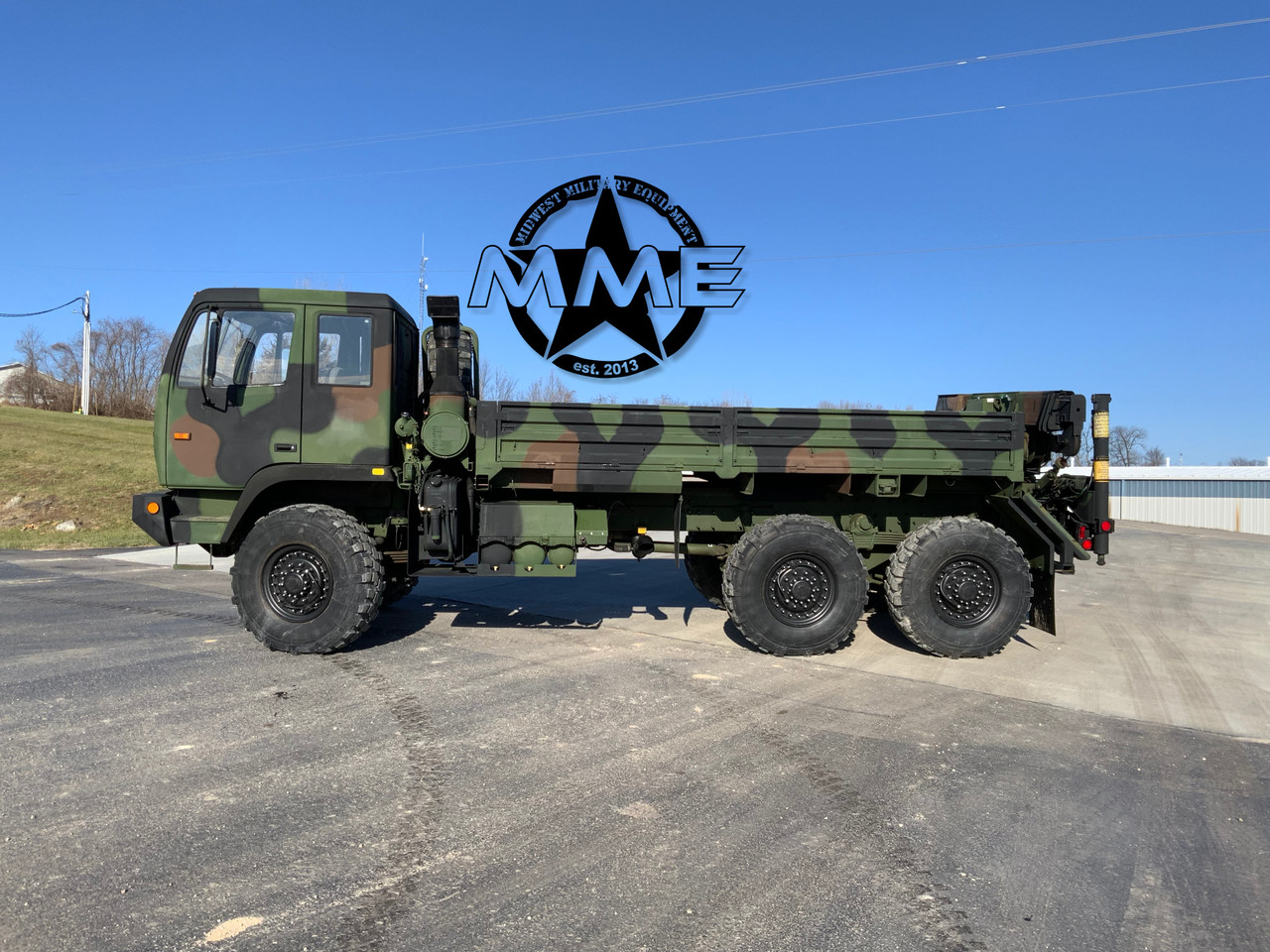 2004 STEWART & STEVENSON M1084A1 6X6 5 TON Cargo Truck W / REAR ...
