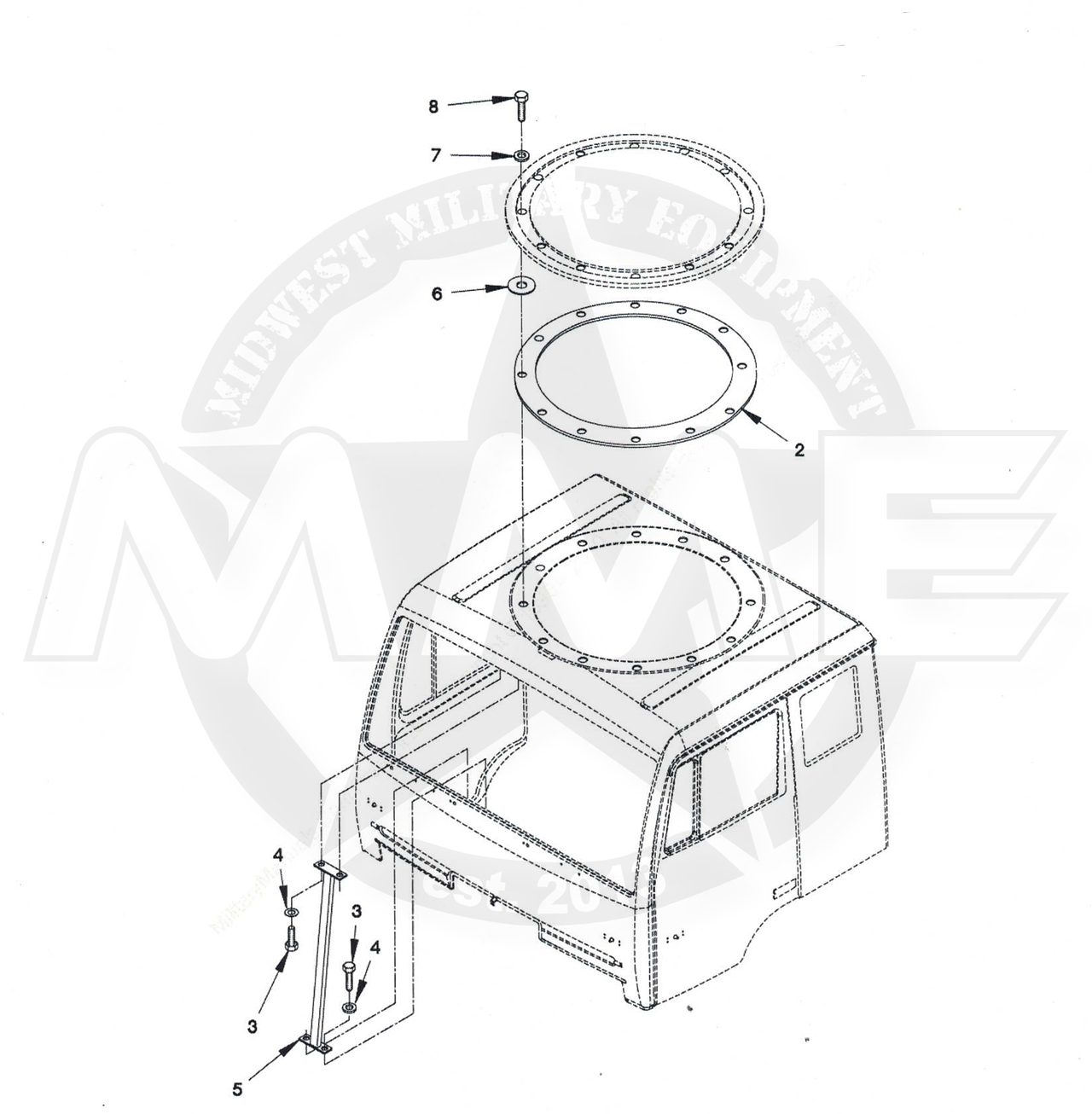 Turret Ring Seal For LMTV/MTV/FMTV