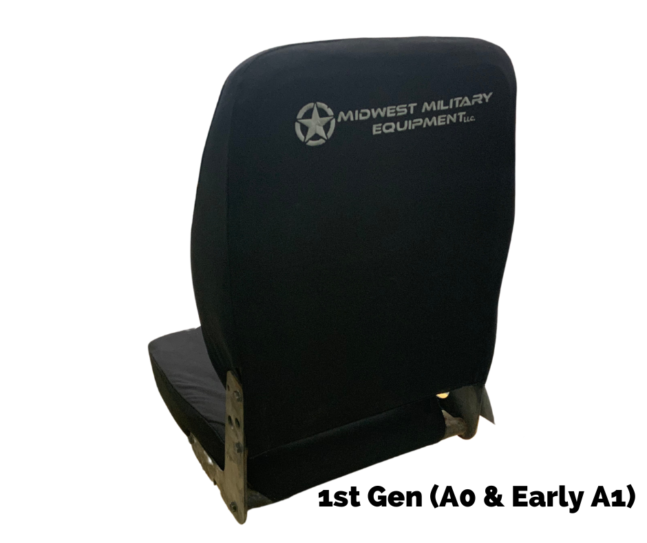 Replacement LMTV / FMTV / MTV BLACK Seat Cover set ( 1 Seat)