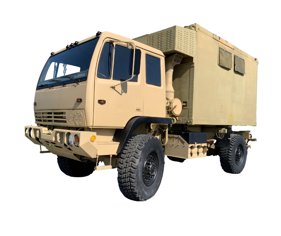 1998 Stewart & Stevenson M1079 2 1/2 Ton LMTV 4x4 Camper Truck