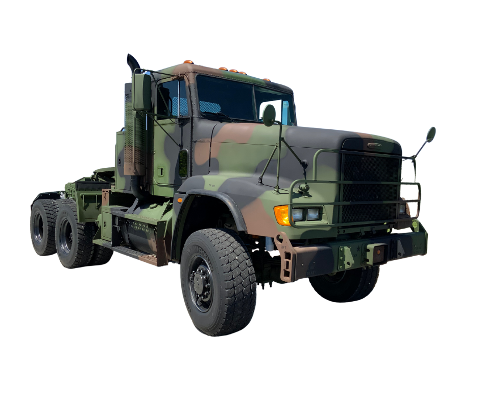 2010 M916A3 Freightliner 6x6 Semi Truck Tractor / 45,000LB Rear Winch