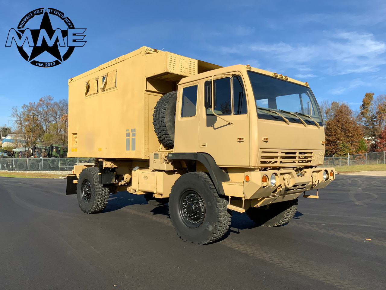 1998 Stewart & Stevenson LMTV M1079 2 1/2 Ton 4X4 Camper Truck