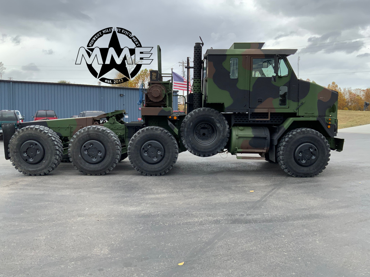1994 Oshkosh M1070 8x8 HET Military Heavy Haul Truck Tractor Overhauled ...