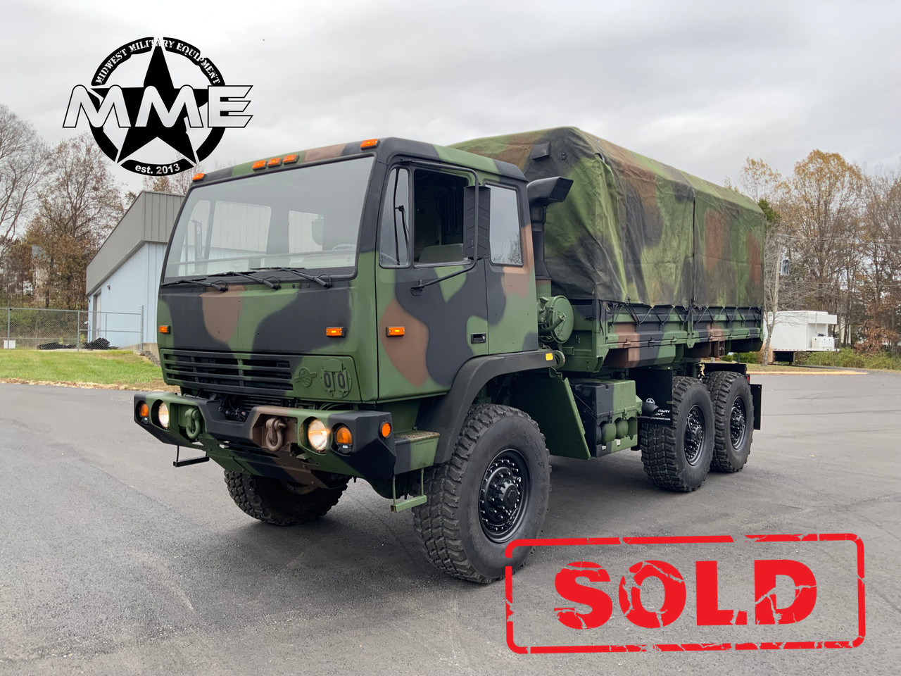 2003 Stewart & Stevenson M1083a1 MTV 5 Ton 6 X 6 Military Cargo