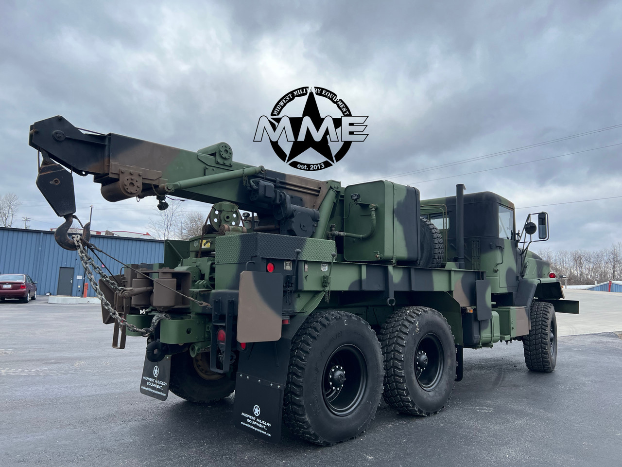 BMY M936A1 5 Ton Military 6x6 Wrecker Truck 35,000lbs winch