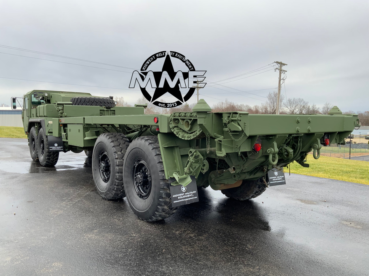 1987 Oshkosh Mk48 / MK18 Container Handler LVS 8x8 Cargo Truck