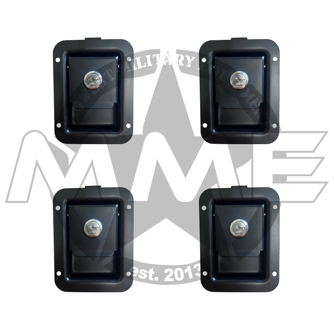 MME Hard Door Handle With Pull Knob [BLACK] For HMMWV/ Humvee
