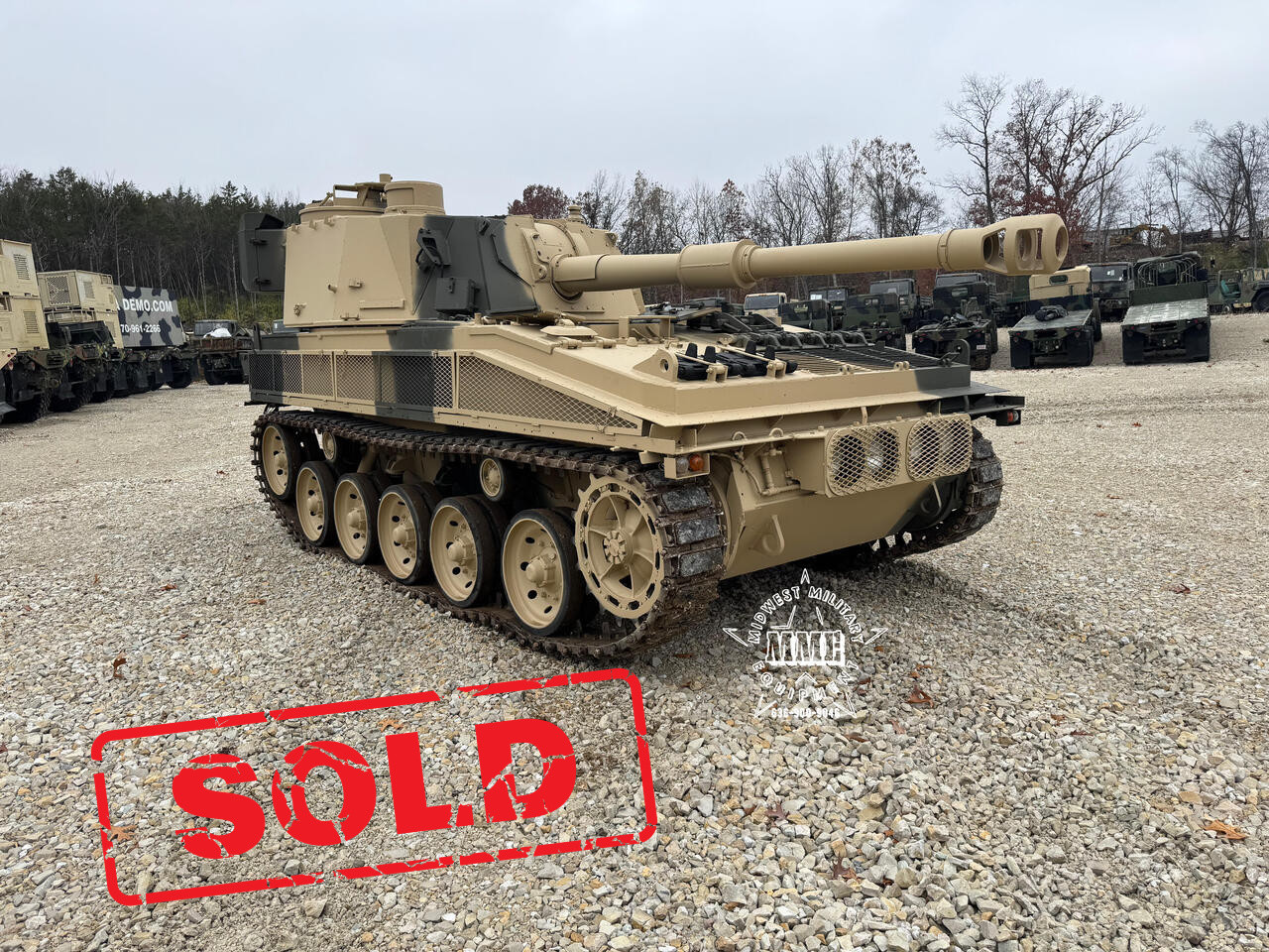 FV433 ABBOT L109 SELF PROPELLED 105MM HOWITZER Tracked Vehicle ...