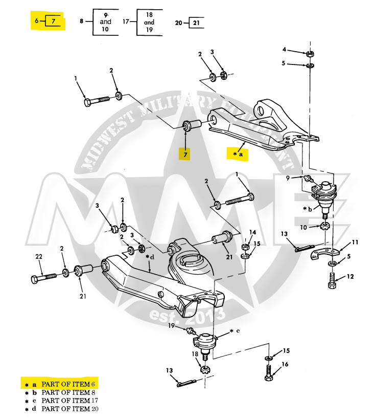 Front Left Upper Control Arm