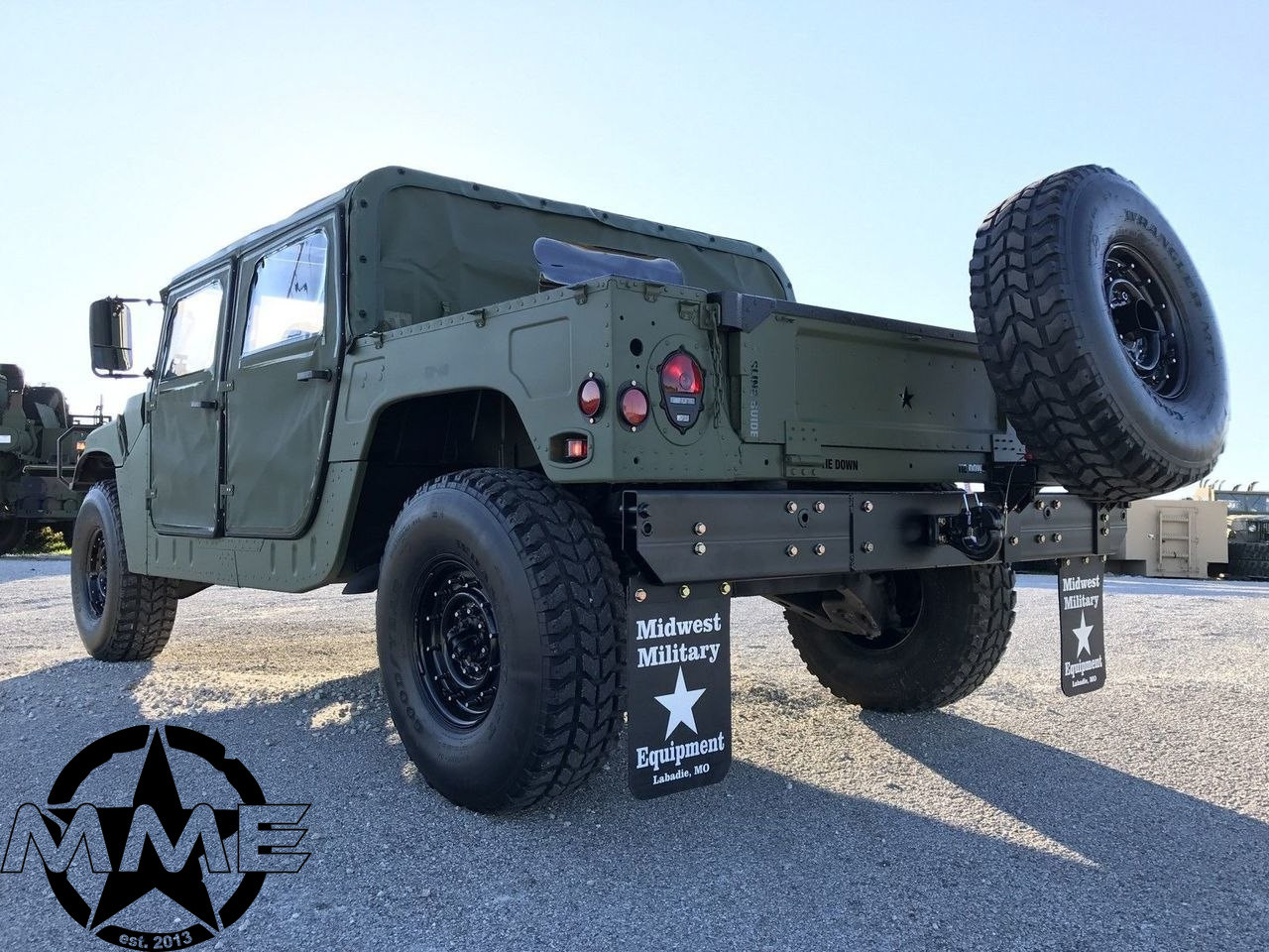 NEW!! ORIGINAL HUMVEE (TM) AIRLIFT REAR BUMPER HMMWV - Midwest Military ...