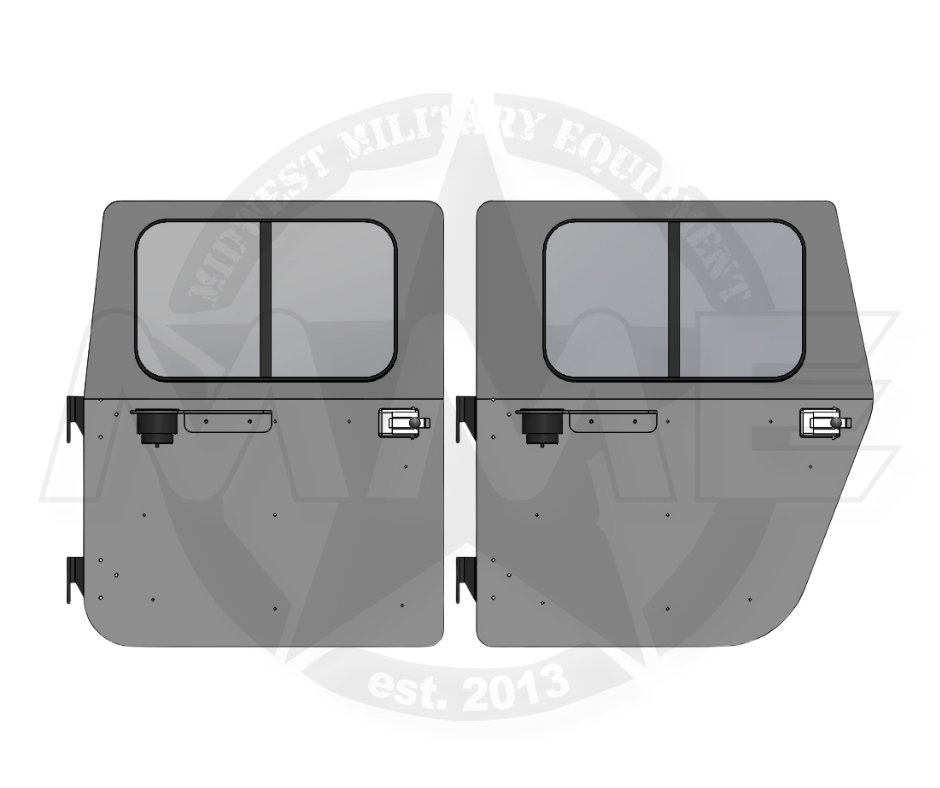 1/4" Aluminum Hard Door Kit For HMMWV/ HUMVEE