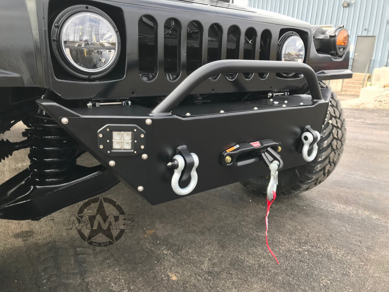 Front Low Profile Winch Bumper for Humvee/Hummer/Humvee