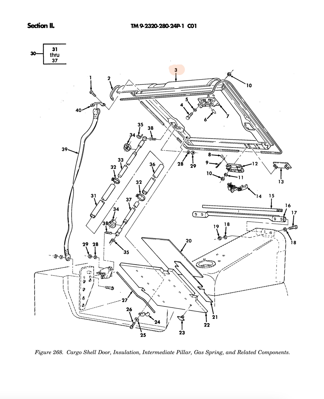 Slantback Rear Cargo Hatch lid