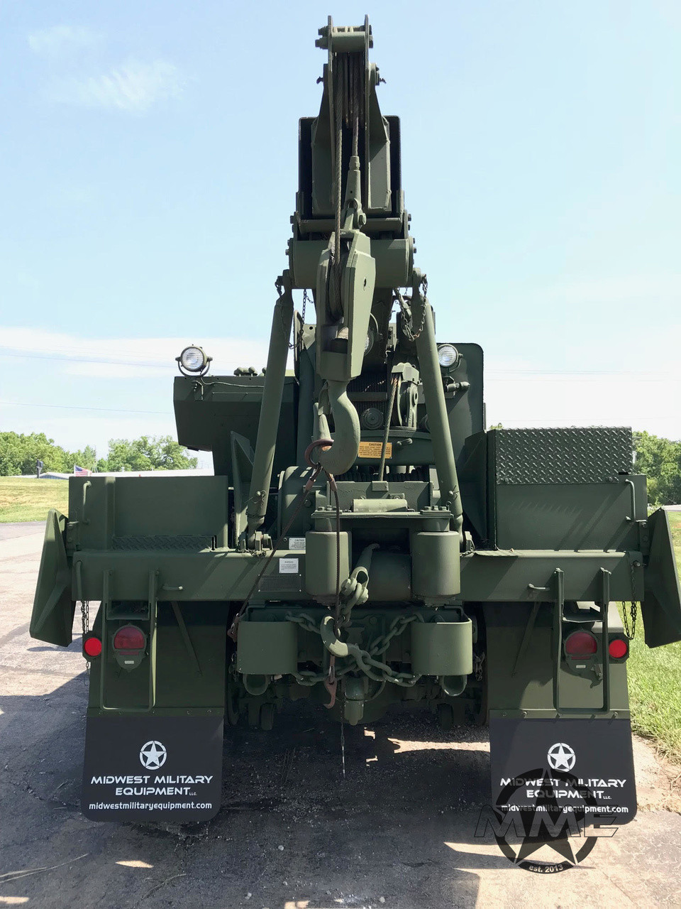 2012 M936A2 Military 6x6 wrecker crane truck 45,000lbs winch