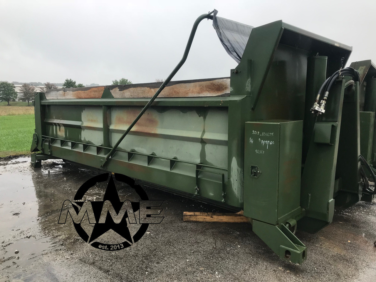 Self Contained Crysteel 17.6' Dump Body Designed For Hook Lift System