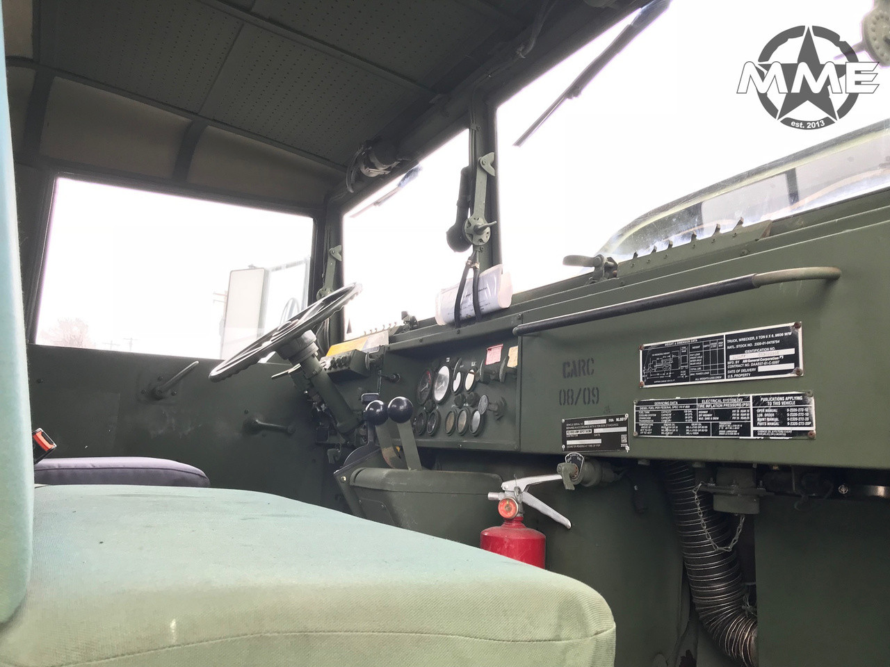 2009 Rebuild M936 Military 6x6 wrecker crane truck 35,000lbs winch