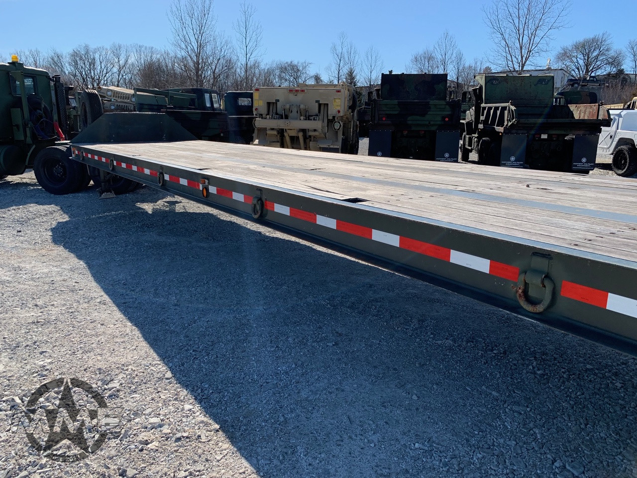 Military Drop Deck Steel Drop Deck Trailer | Drop Deck Semi Trailer