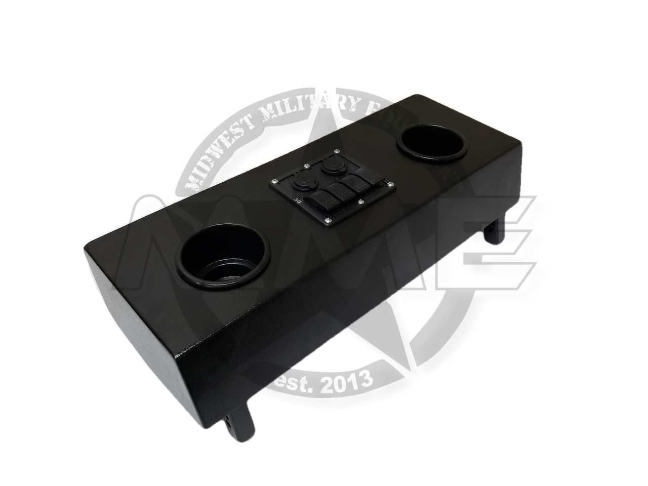 Center Console Cup Holder With Rocker Switches and Charger For HMMWV ...