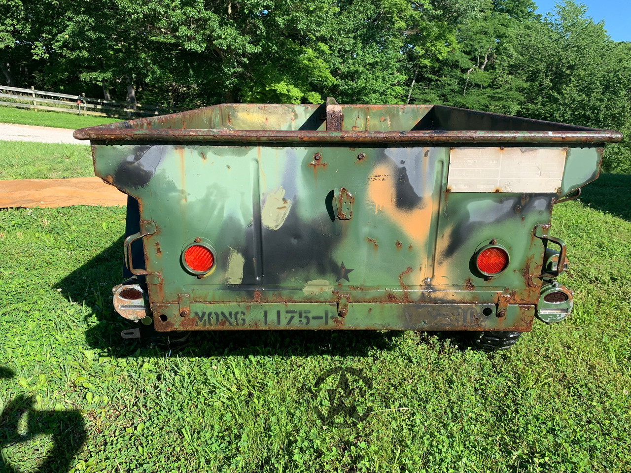 M416 1/4 Ton Military Trailer 1967