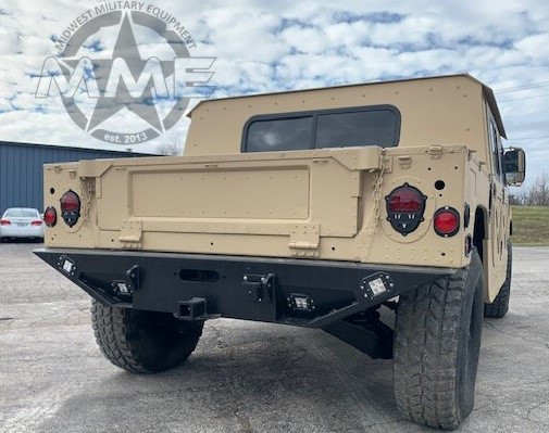 Rear Winch Step Bumper with Reverse/Accessory Light for HMMWV/ Humvee