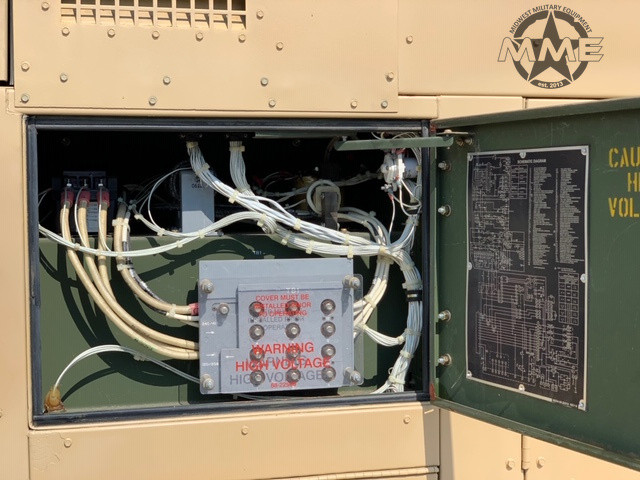 15 KW MEP-804A DIESEL MILITARY TACTICAL QUIET GENERATOR ( 110 Hours)