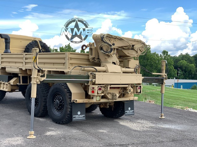 2004 STEWART & STEVENSON M1084A1 6X6 5TON Cargo TRUCK W/ REAR MATERIAL ...