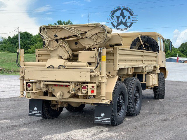 2004 STEWART & STEVENSON M1084A1 6X6 5TON Cargo TRUCK W/ REAR MATERIAL ...
