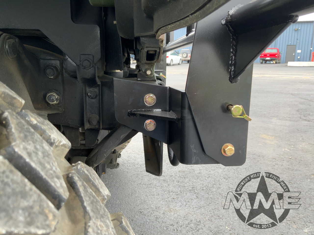 Modular Mil-Spec Style Front Tube Brush Guard for HMMWV/Humvee